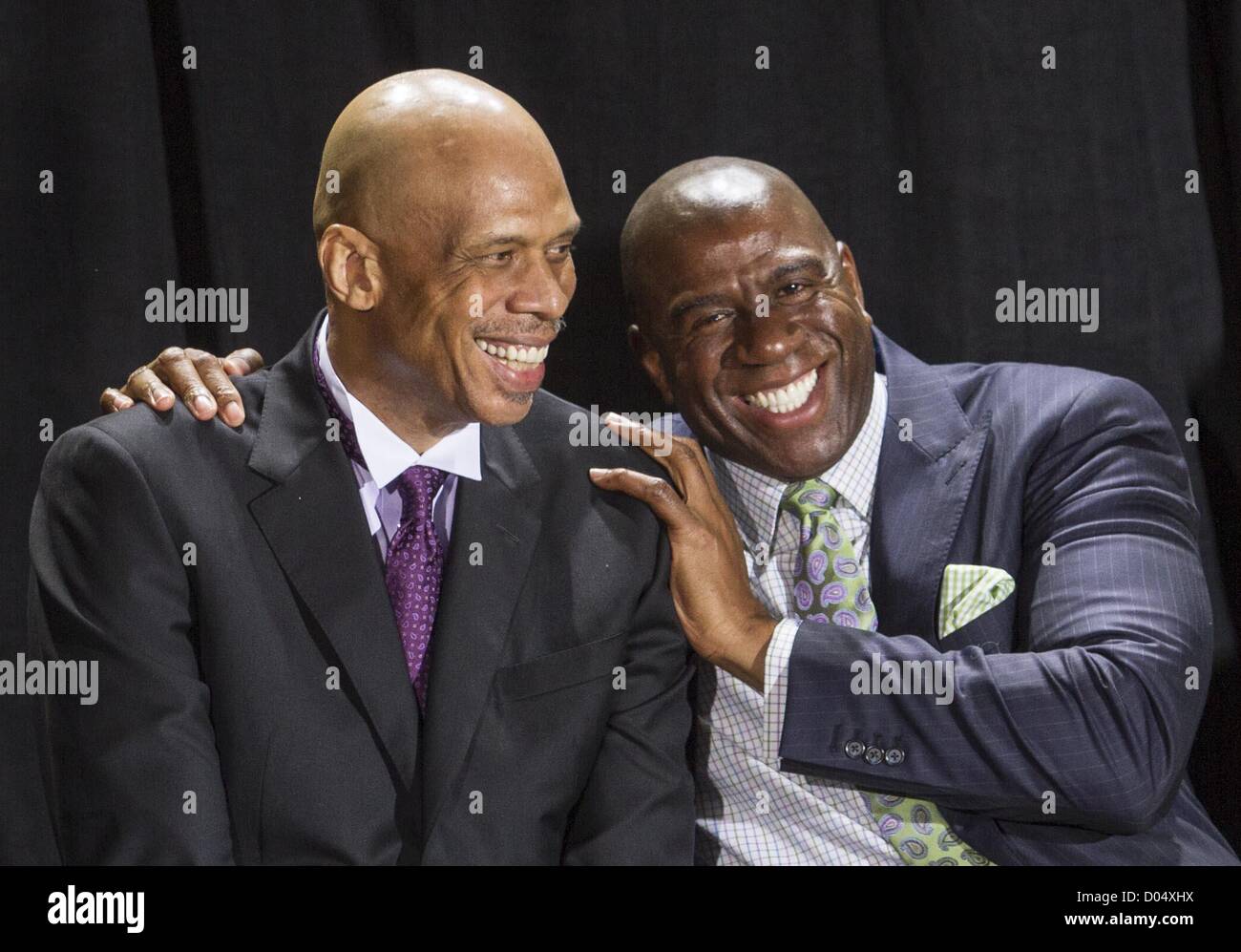 Pat riley kareem hi-res stock photography and images - Alamy