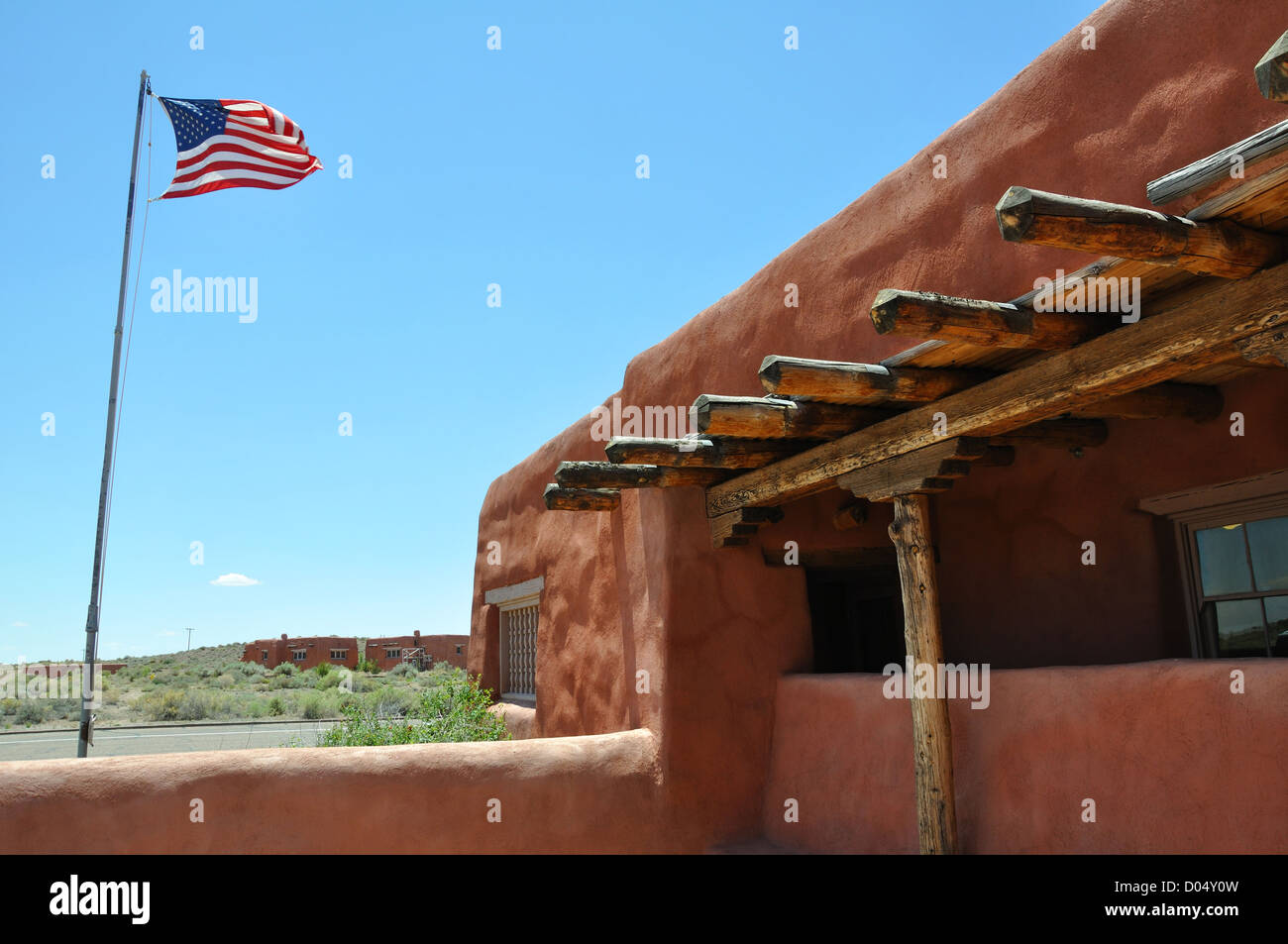 Adobe style house, Arizona, USA Stock Photo - Alamy
