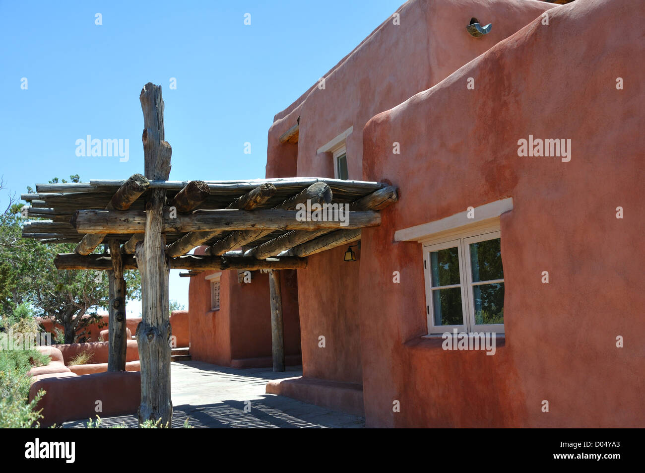 Adobe style house, Arizona, USA Stock Photo - Alamy