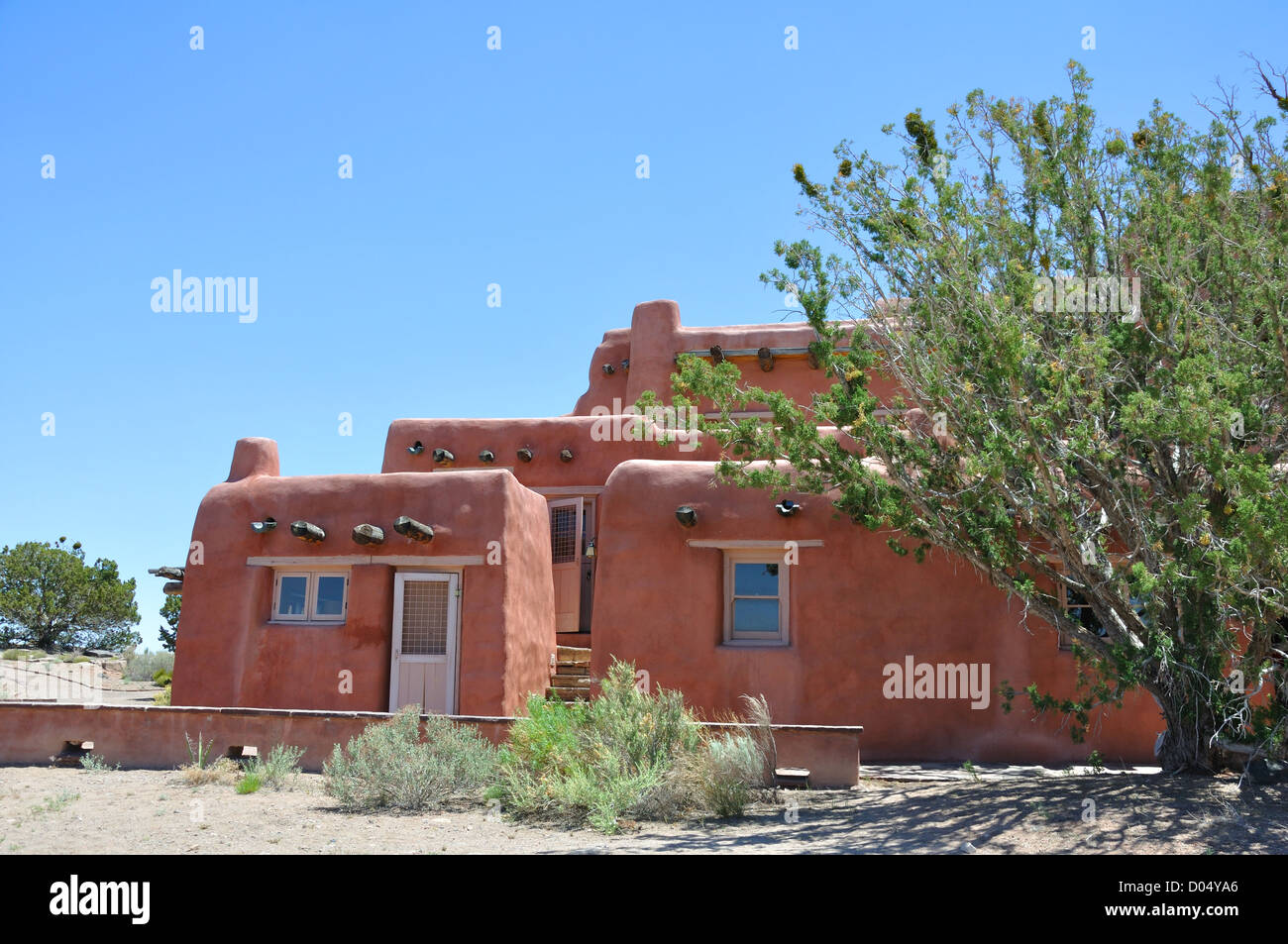 Adobe style house, Arizona, USA Stock Photo - Alamy