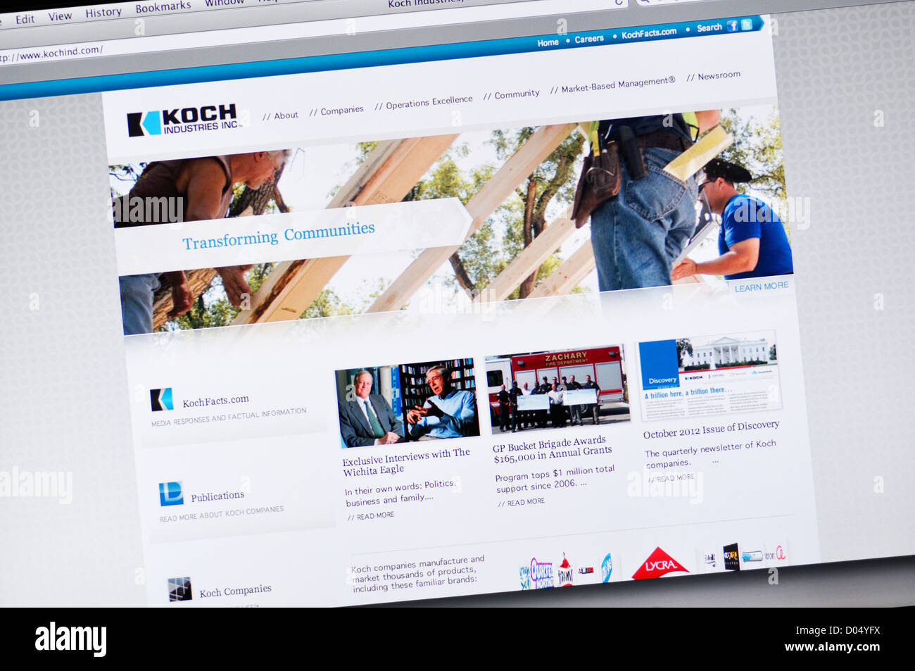 Koch Industries corporation website - a manufacturing, trading and ...