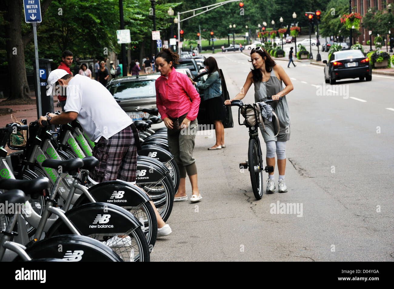 Boston hubway hi-res stock photography and images - Alamy