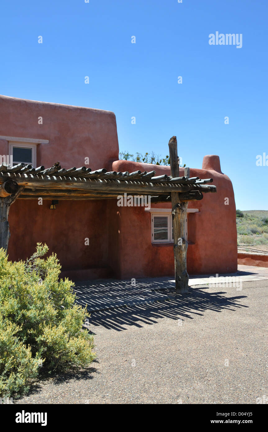 Adobe style house, Arizona, USA Stock Photo - Alamy