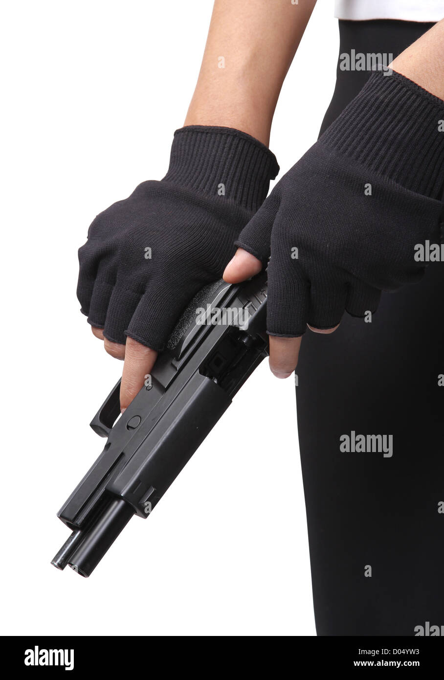 Woman loading gun hi-res stock photography and images - Alamy
