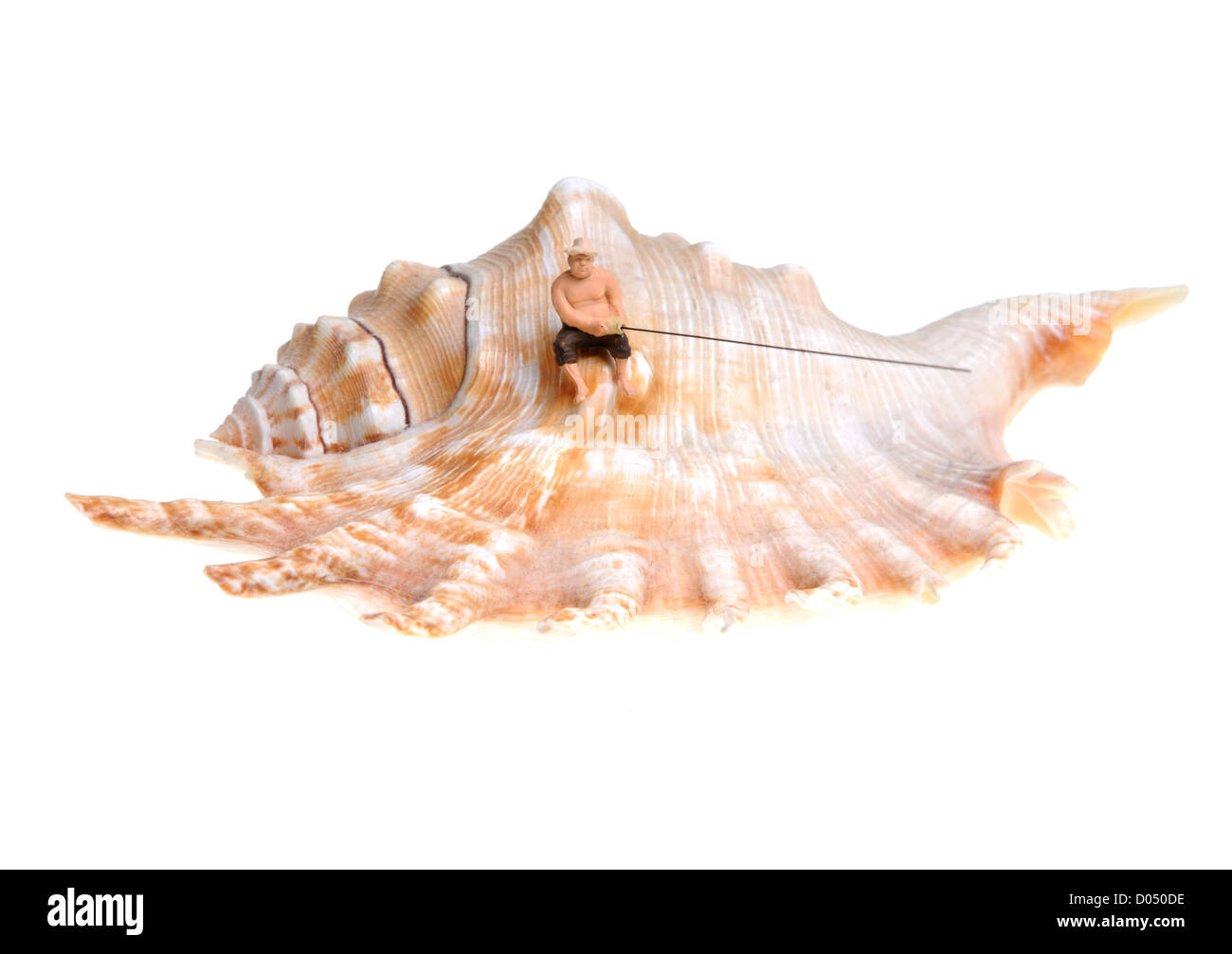 Angler sitting Cut Out Stock Images & Pictures - Alamy