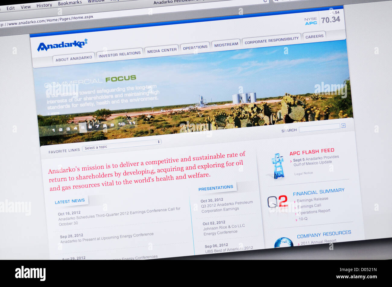 Anadarko hi-res stock photography and images - Alamy