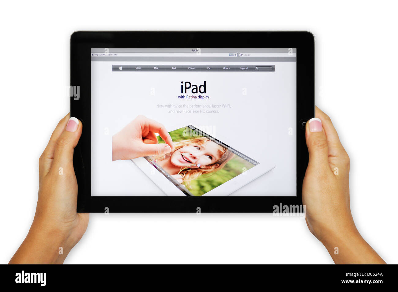 Ipad tablet apple store Cut Out Stock Images & Pictures - Alamy