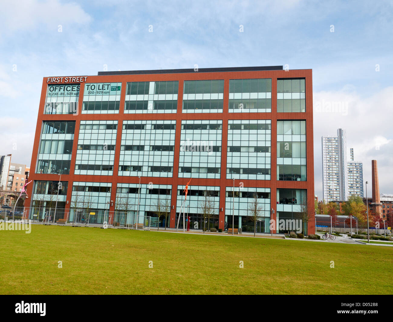 One First Street building in Manchester UK Stock Photo - Alamy