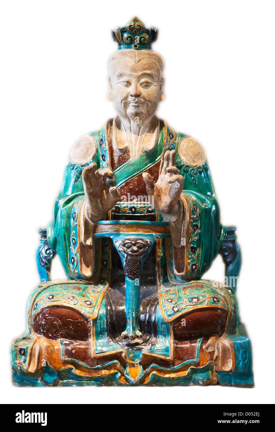 Classical chinese statue of Confucius Stock Photo - Alamy