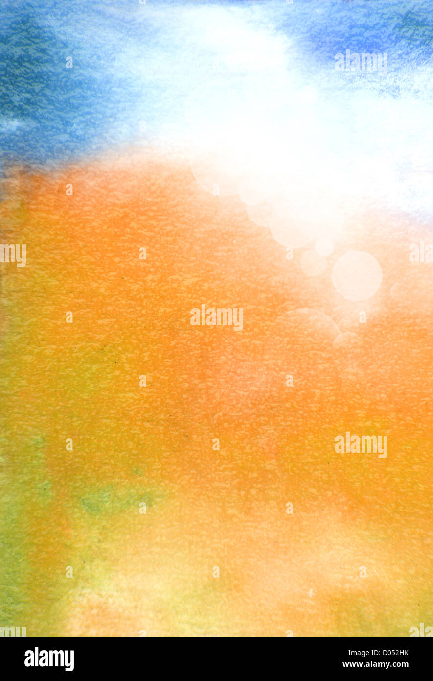 Abstract textured background: red, blue, and yellow patterns. For art ...