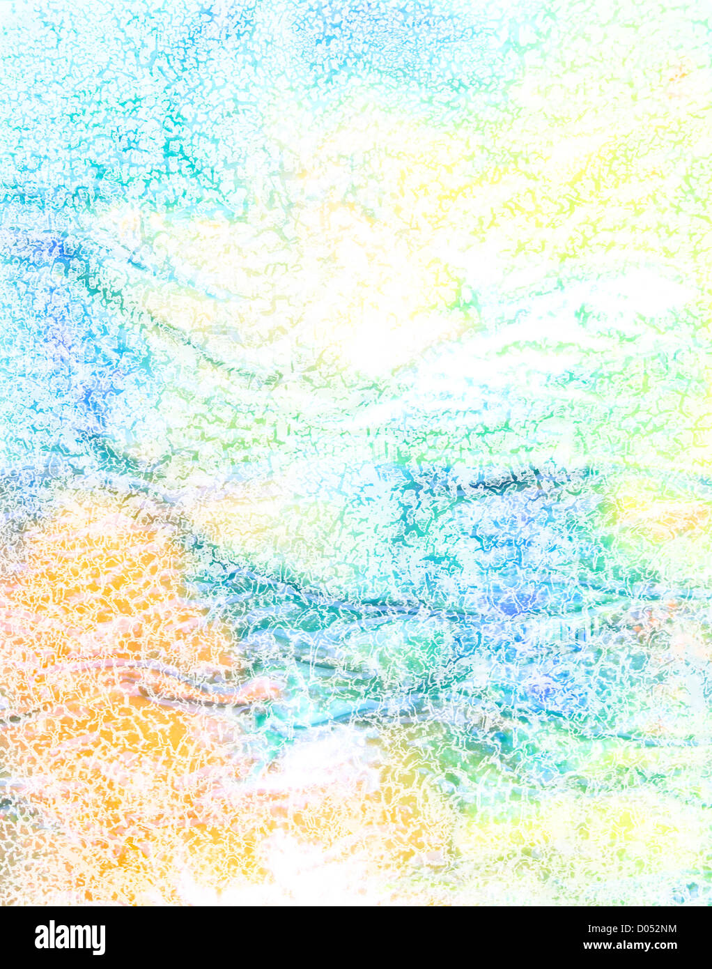 Abstract textured background: red, blue, and yellow patterns. For art ...