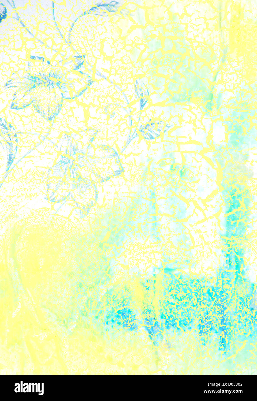 Abstract textured background: red, blue, and yellow patterns. For art ...