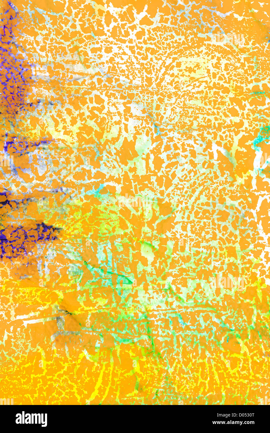 Abstract textured background: red, blue, and yellow patterns. For art ...