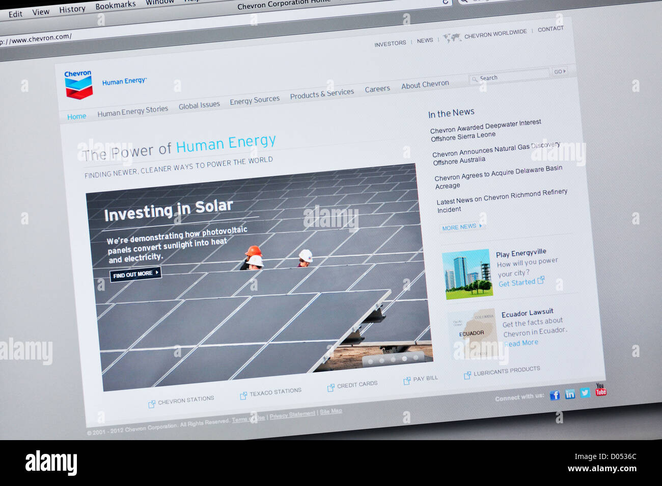 Chevron gas exploration hi-res stock photography and images - Alamy