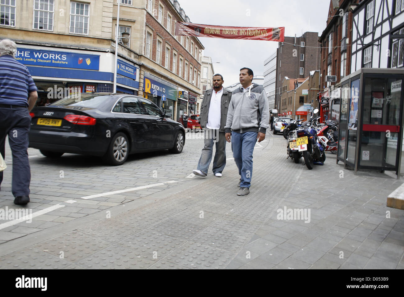 view of Silver Street, Lincoln, Lincolnshire, England, UK Stock Photo ...