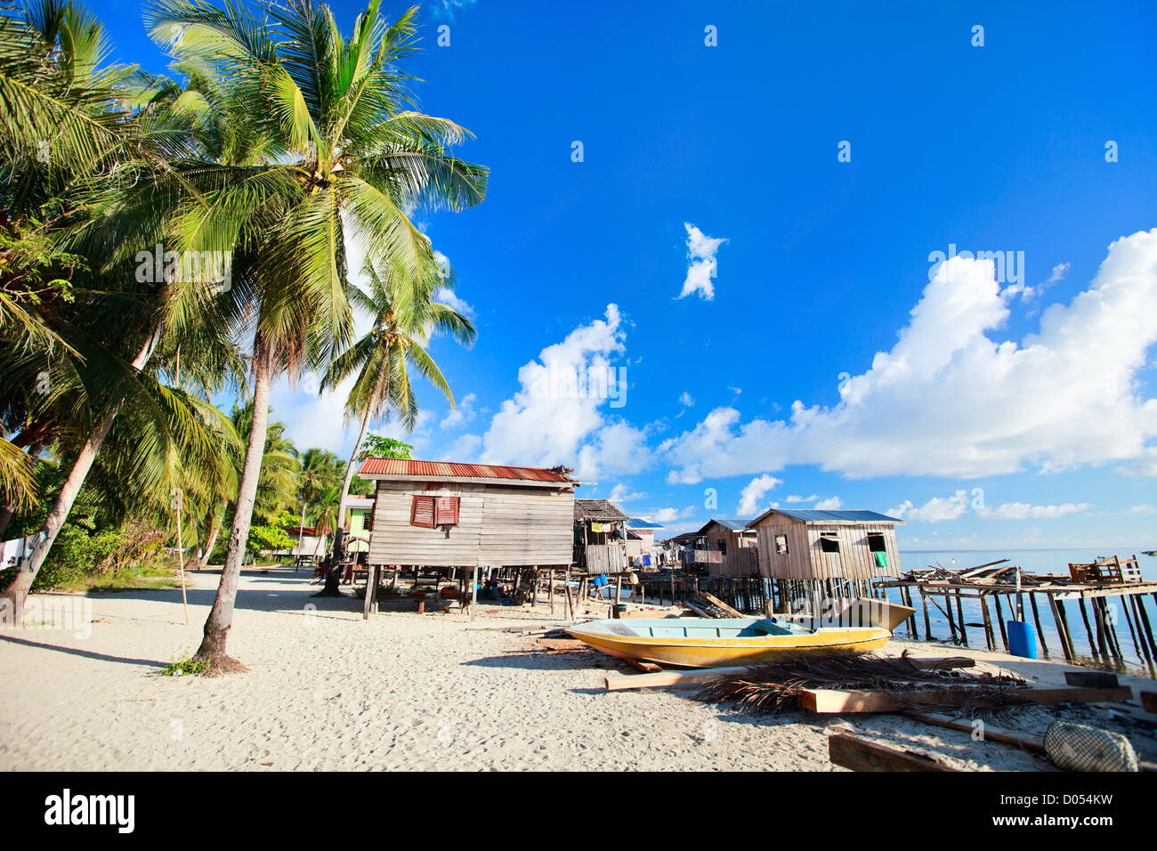 House in sea gypsy village hi-res stock photography and images - Alamy