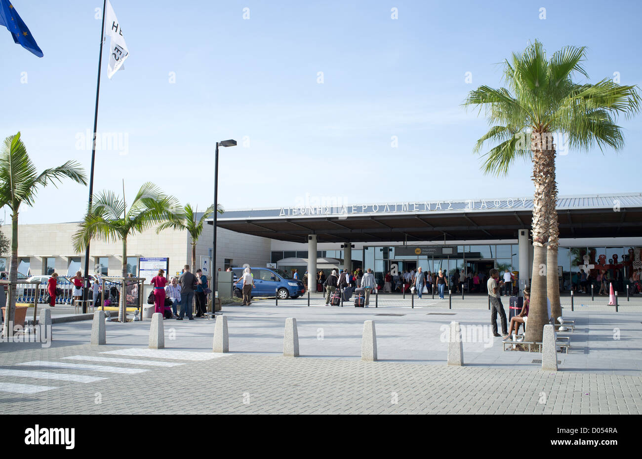 Paphos airport arrivals hi-res stock photography and images - Alamy