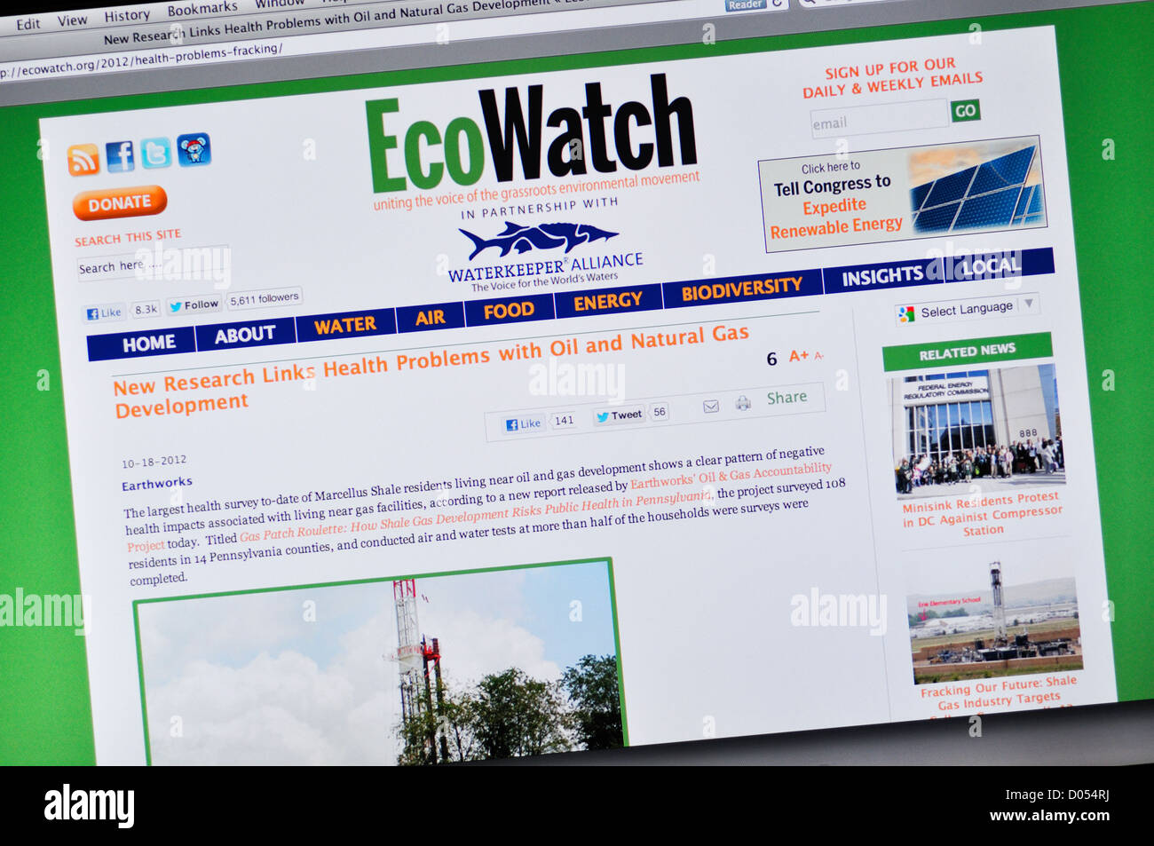 Ecowatch hi-res stock photography and images - Alamy