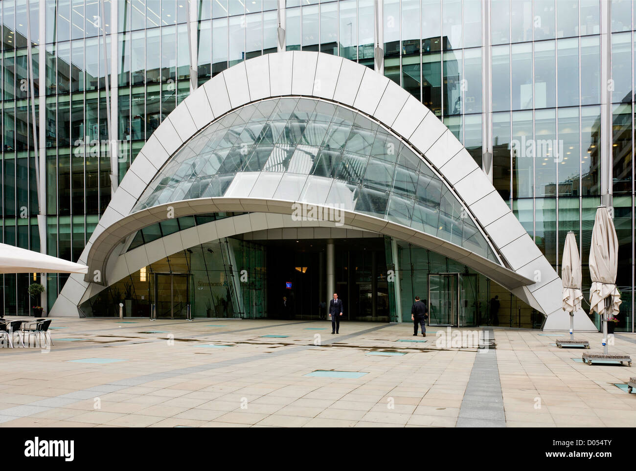 A modern glass building in City district, London Stock Photo - Alamy