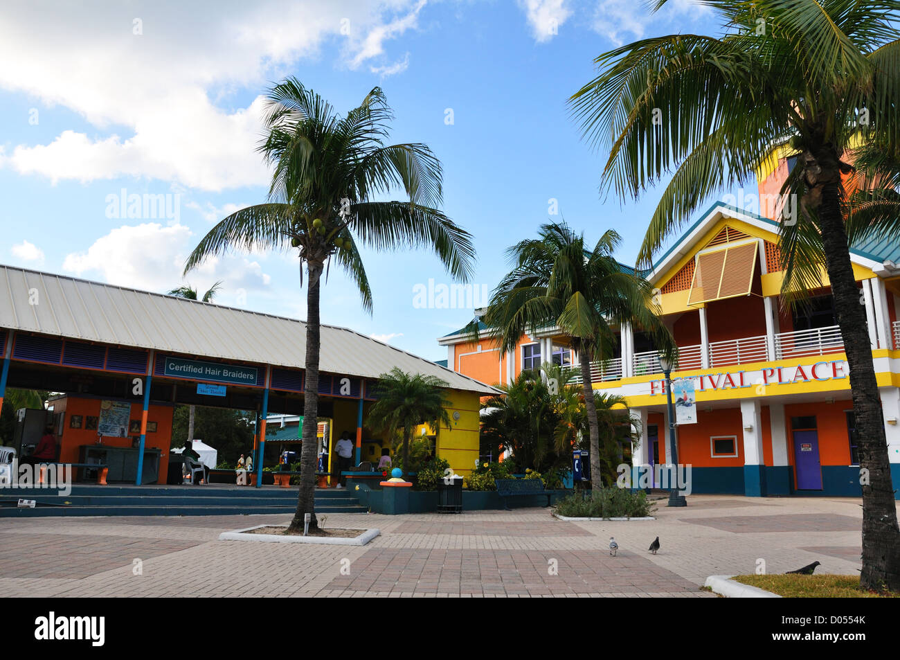 Nassau, Bahamas - port entrance and Festival Palace Stock Photo - Alamy