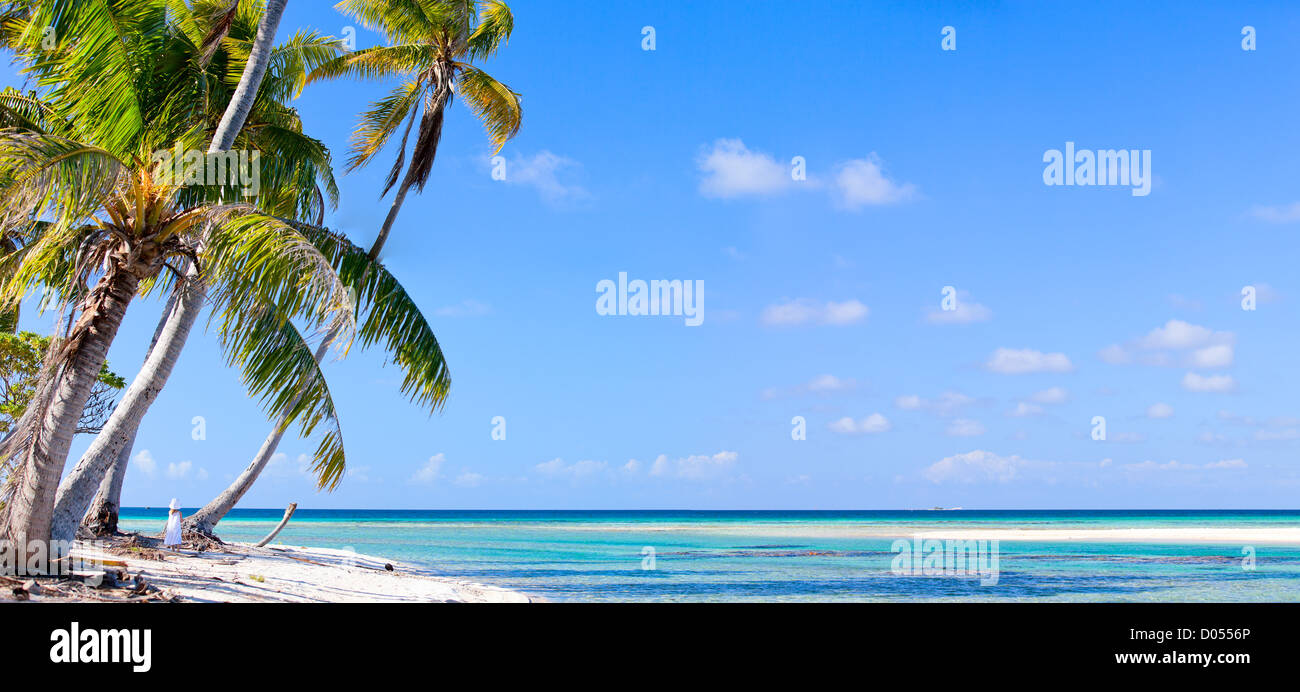 Island in French Polynesia Stock Photo - Alamy
