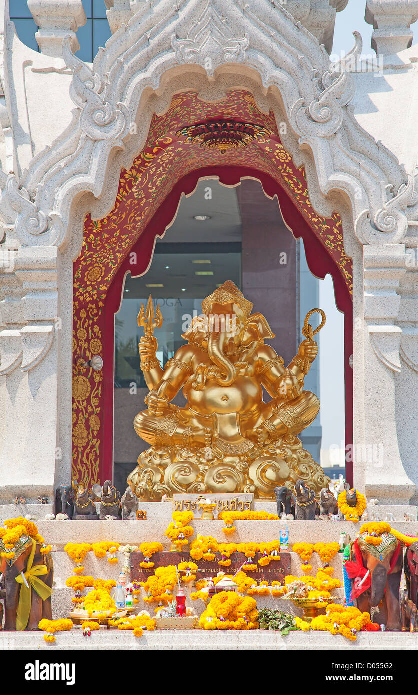 Ganesh shrine in Bangkok, Thailand Stock Photo - Alamy