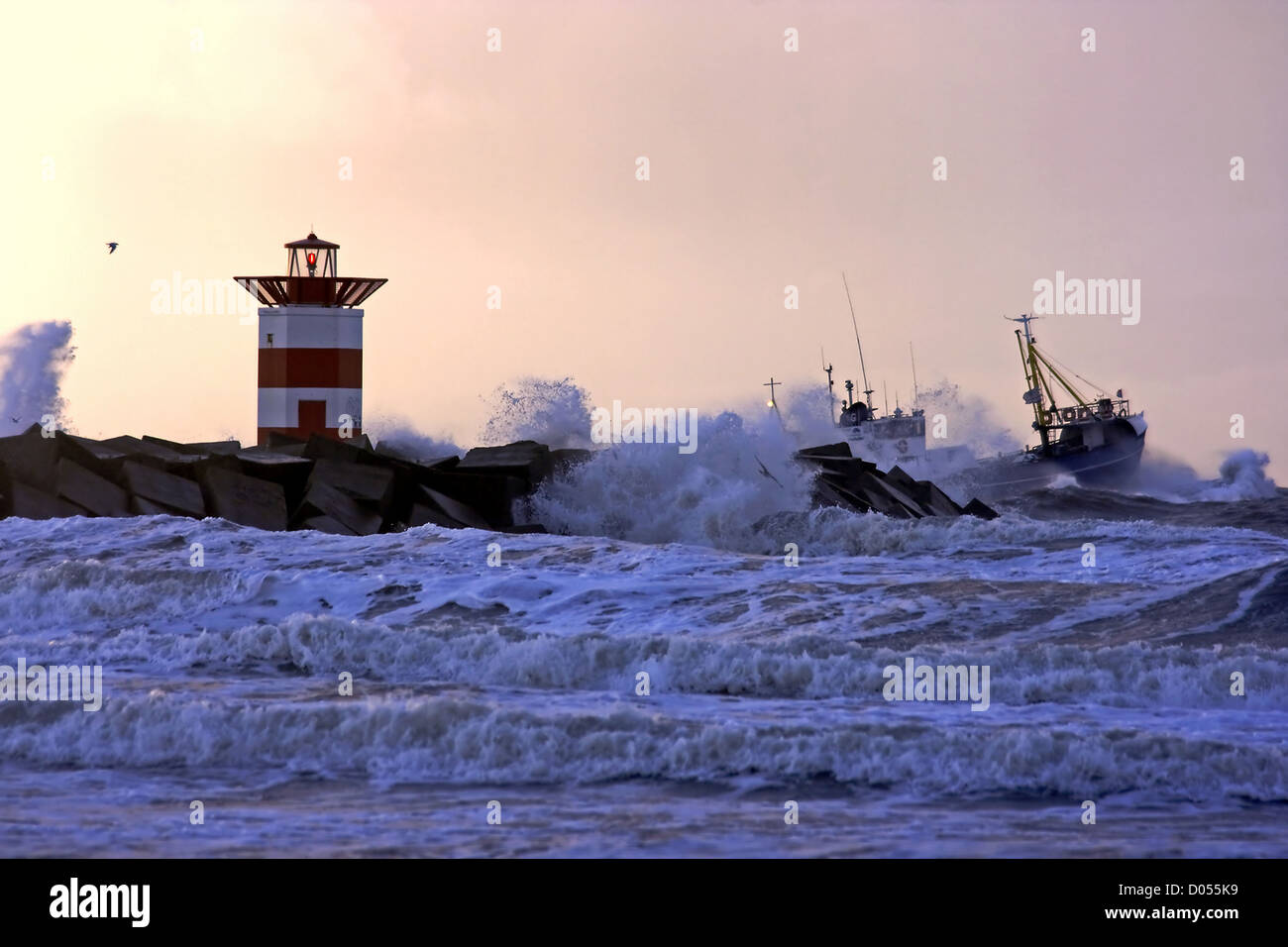 Storm at Scheveningen in the Netherlands Stock Photo - Alamy