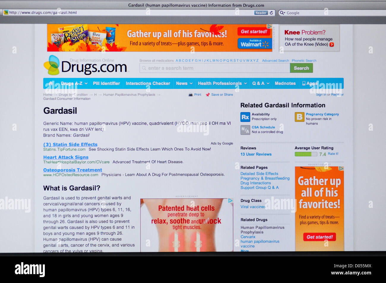 Gardasil shot hi-res stock photography and images - Alamy