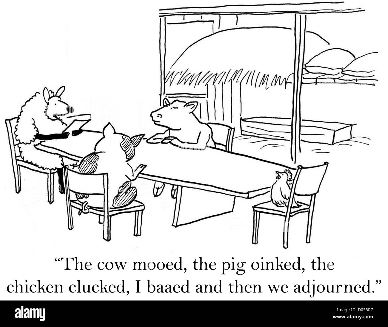 Cow cartoons hi-res stock photography and images - Alamy