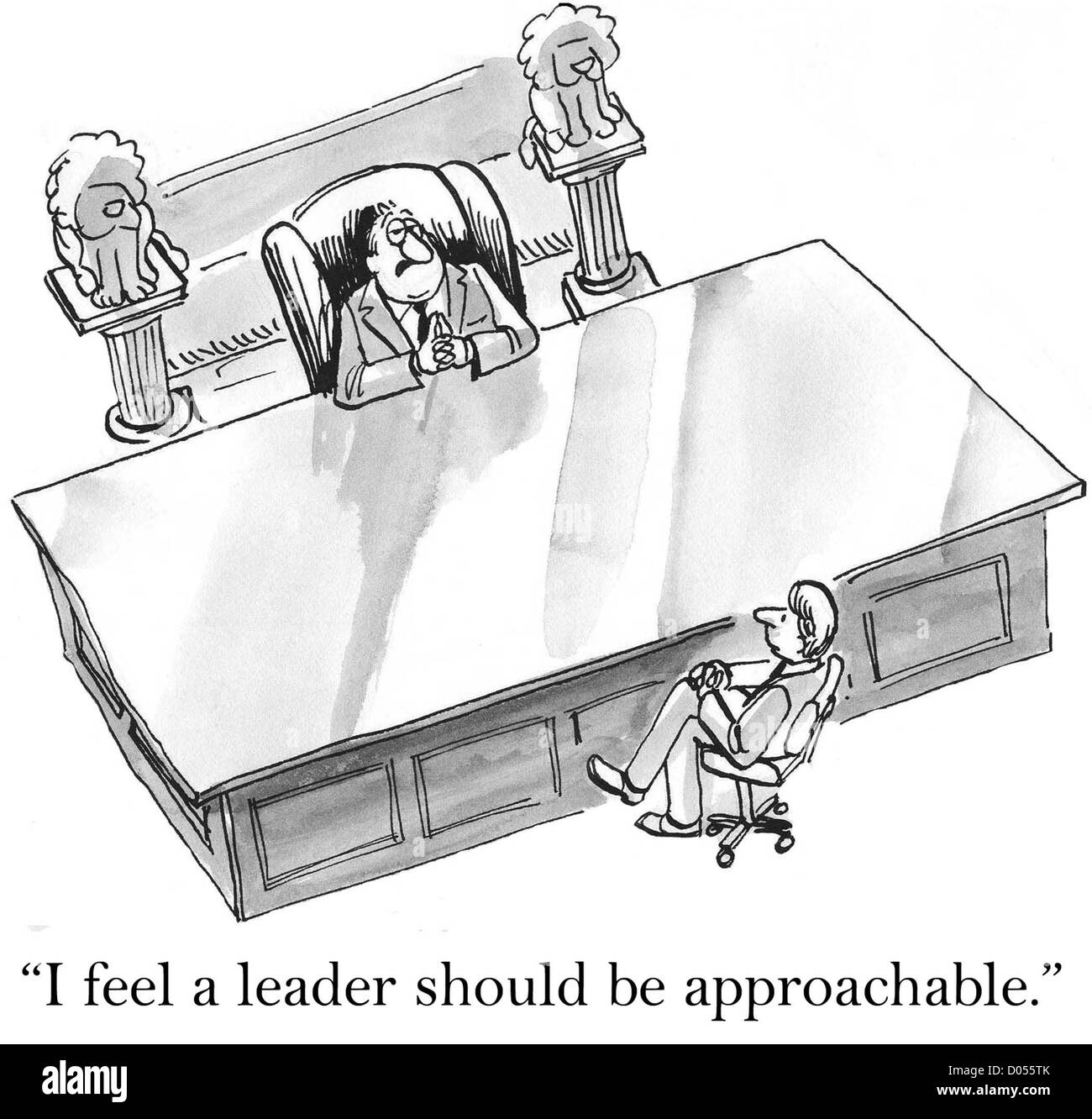 "I feel a leader should be approachable Stock Photo - Alamy