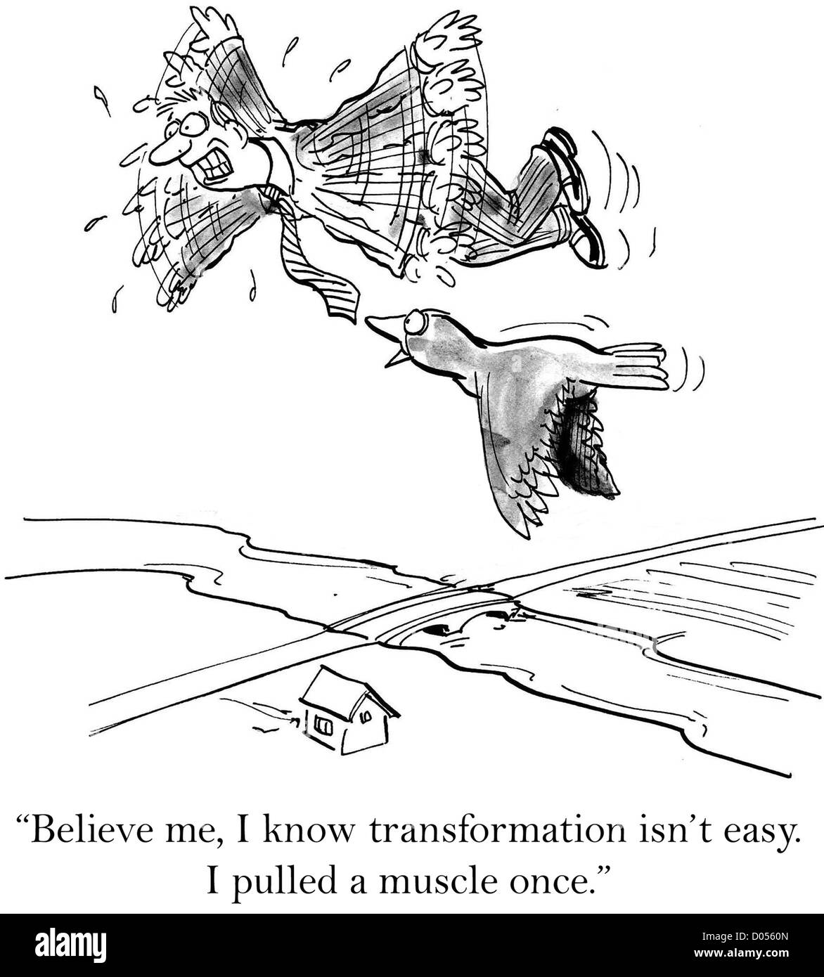 Change management cartoons Black and White Stock Photos & Images - Alamy