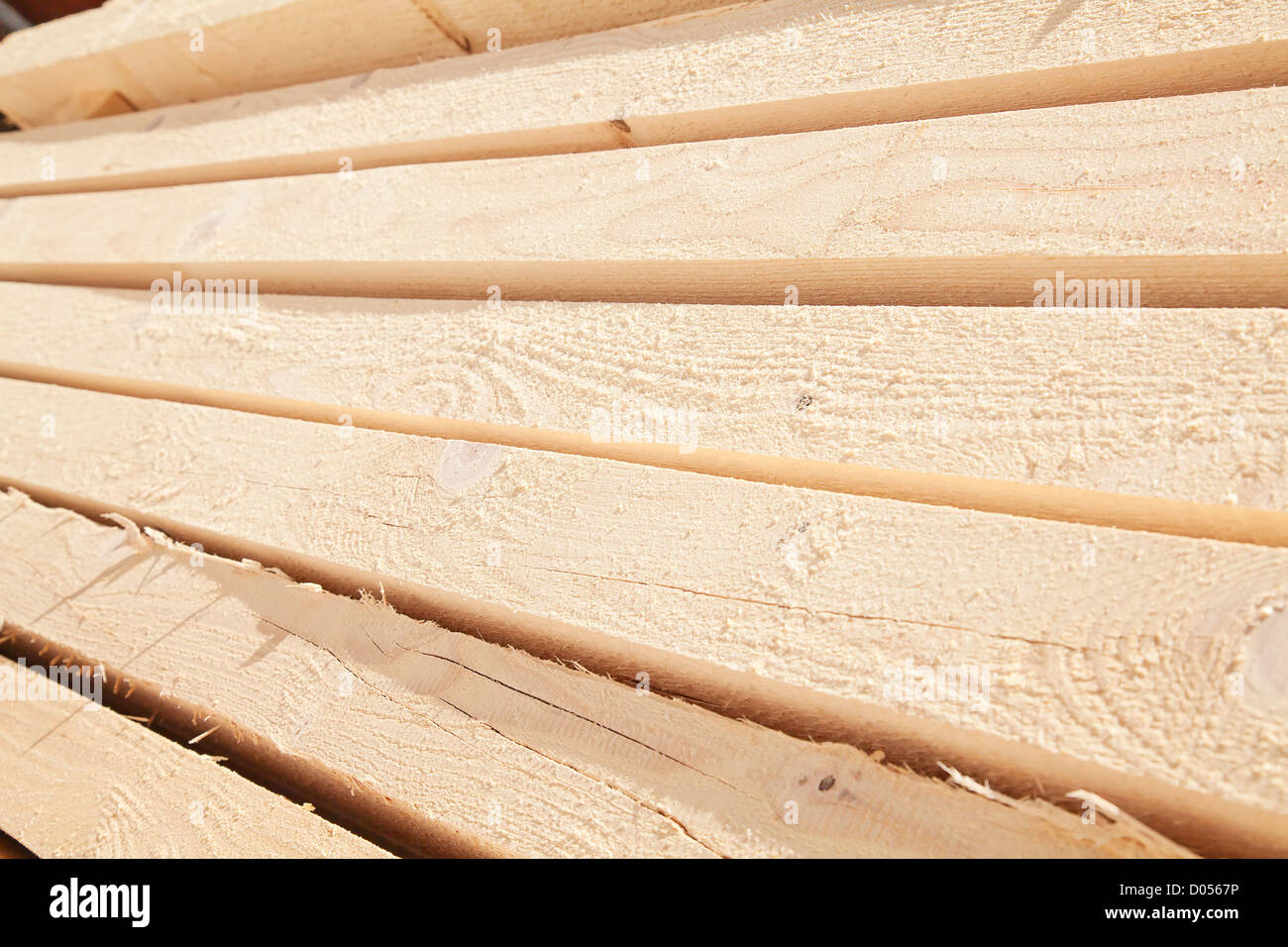 Stack of new wooden studs at the lumber yard Stock Photo - Alamy
