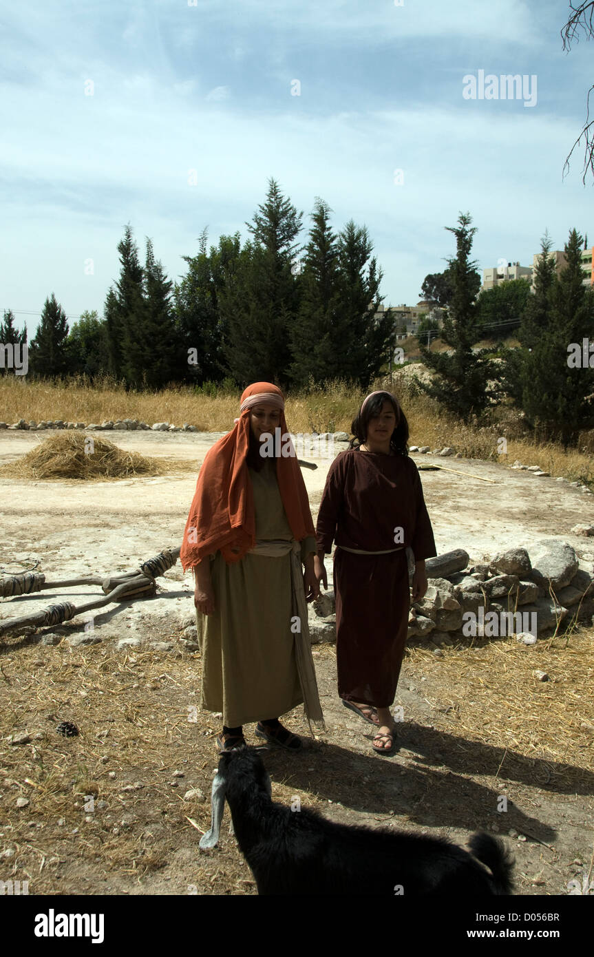 girls in nazareth village Stock Photo - Alamy