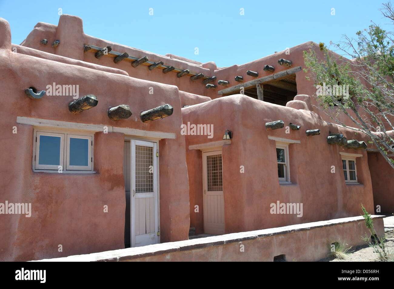 Adobe style house, Arizona, USA Stock Photo - Alamy