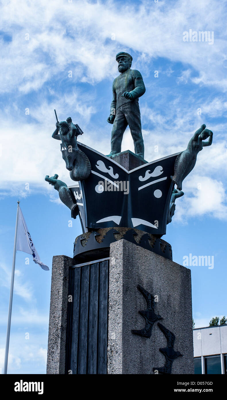 Statue Kristiansand Norway Stock Photo - Alamy