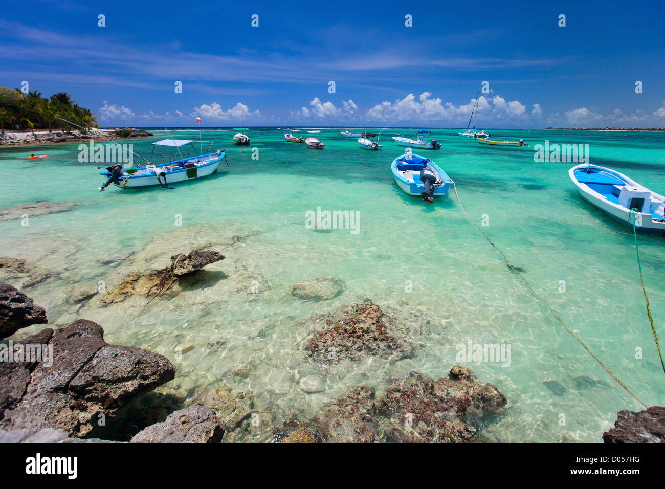 Tropical coast in Mexico Stock Photo - Alamy