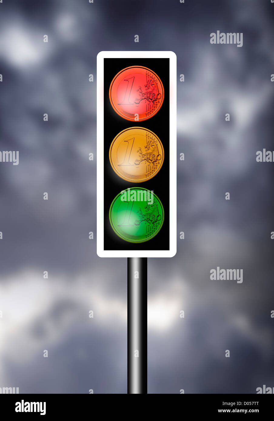 Euro Traffic Lights Stock Photo - Alamy