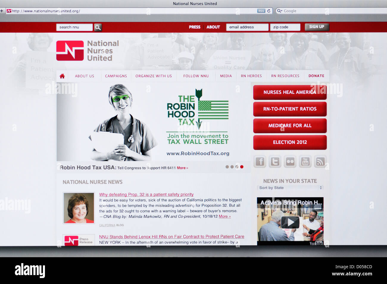 National nurses union hi-res stock photography and images - Alamy