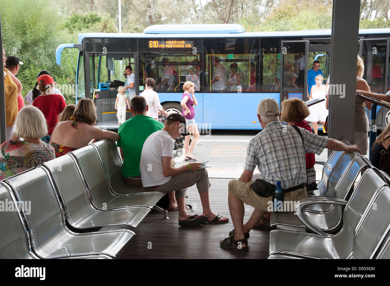 Paphos Transport Organisation bus station southern Cyprus Passenger ...