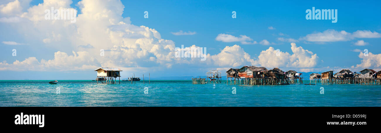 Sea gypsy village Stock Photo - Alamy