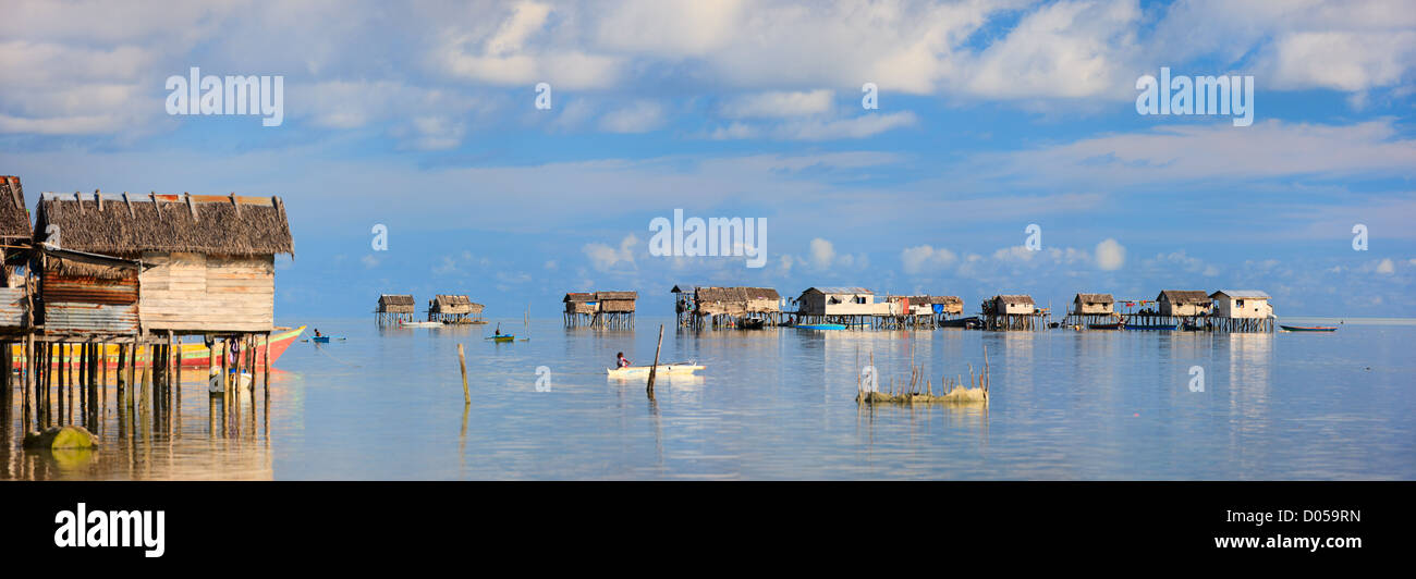 Sea gypsy village Stock Photo - Alamy