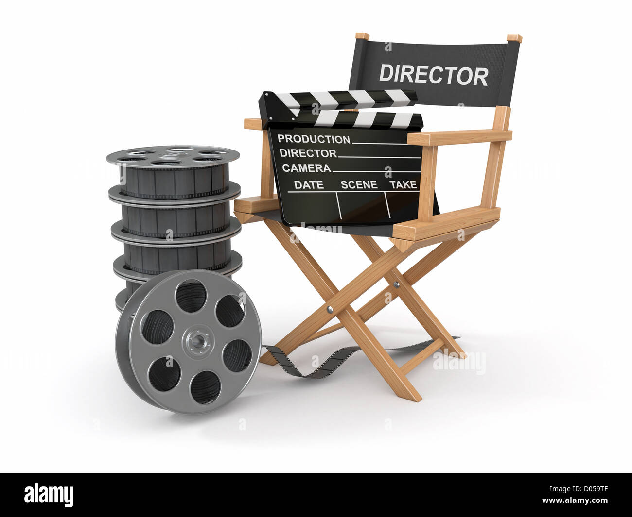 Film director chair hi-res stock photography and images - Alamy