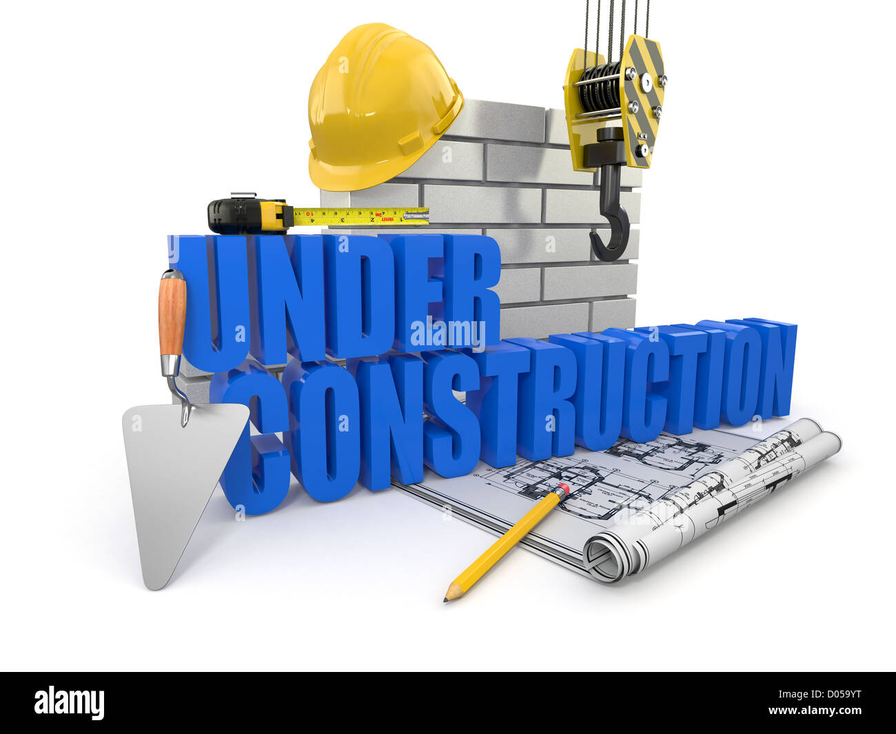 Under construction page hi-res stock photography and images - Alamy
