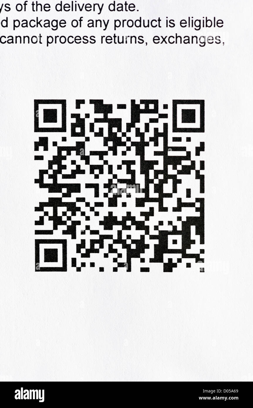 QR Quick Response code Stock Photo - Alamy