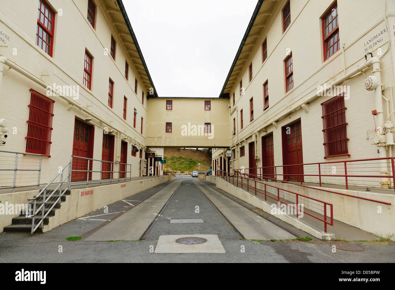 San Francisco - Fort Mason, former naval barracks and base now marina ...