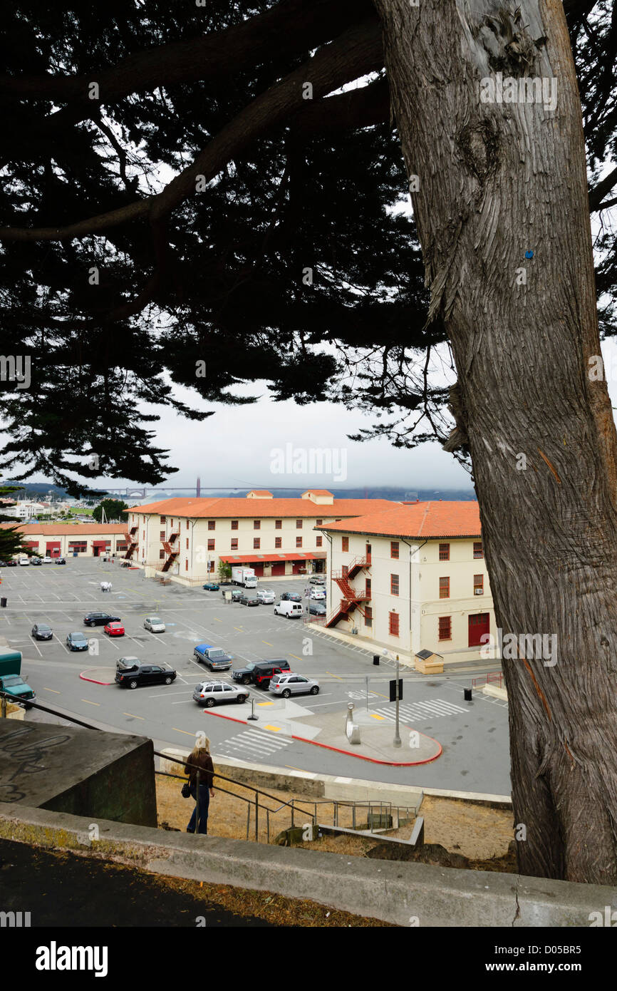 San Francisco - Fort Mason, former naval barracks and base now marina ...