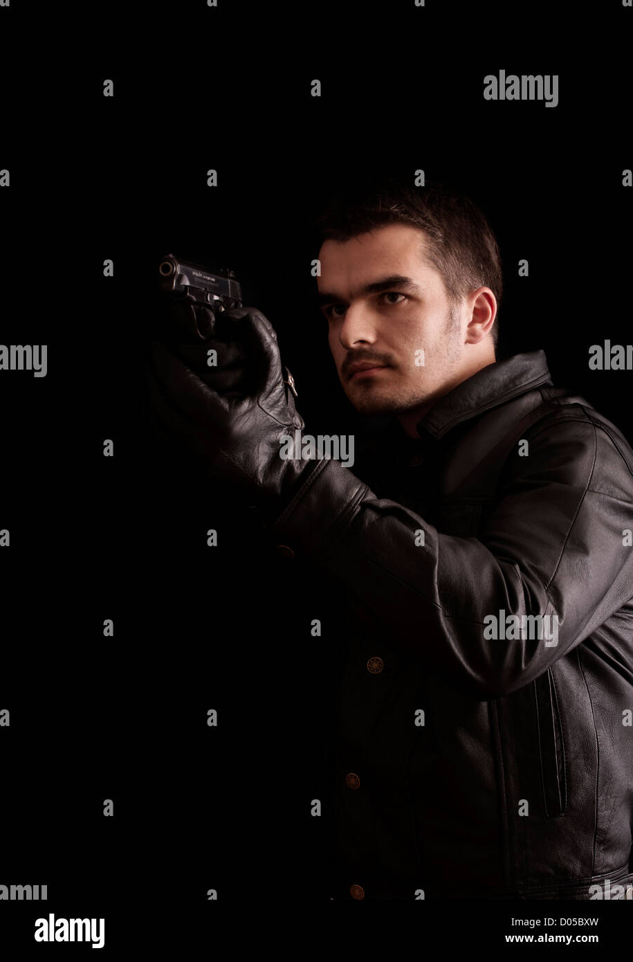 Gunman shadows hi-res stock photography and images - Alamy