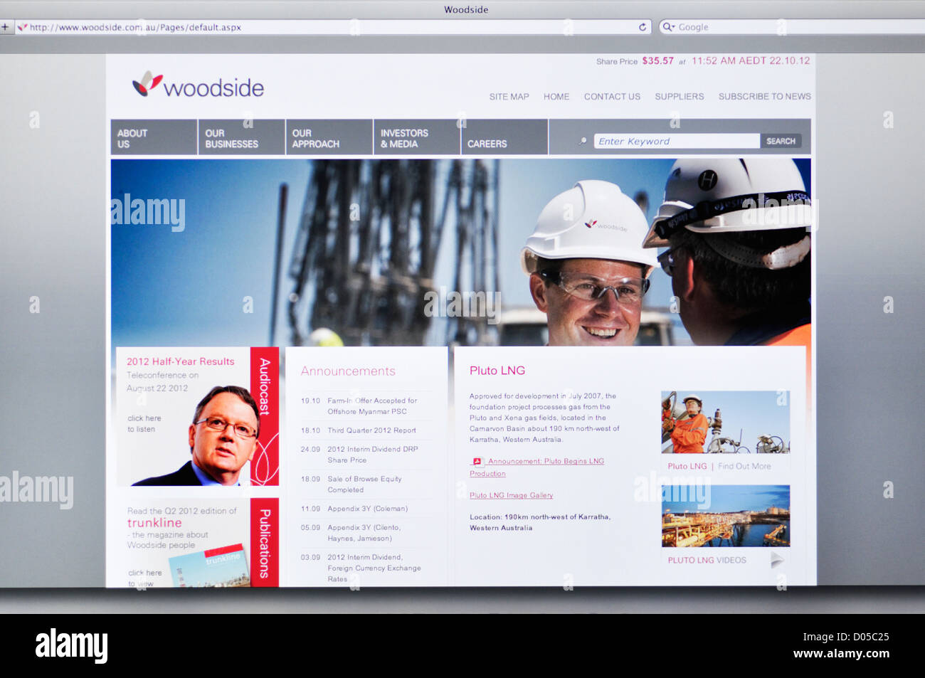 Woodside energy hi-res stock photography and images - Alamy