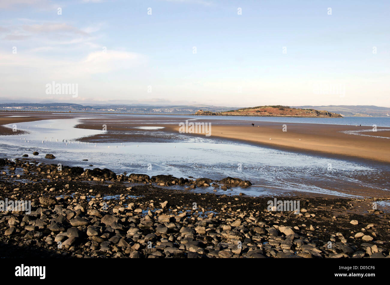 Cramond Island from the foreshore, Edinburgh, Scotland Stock Photo - Alamy