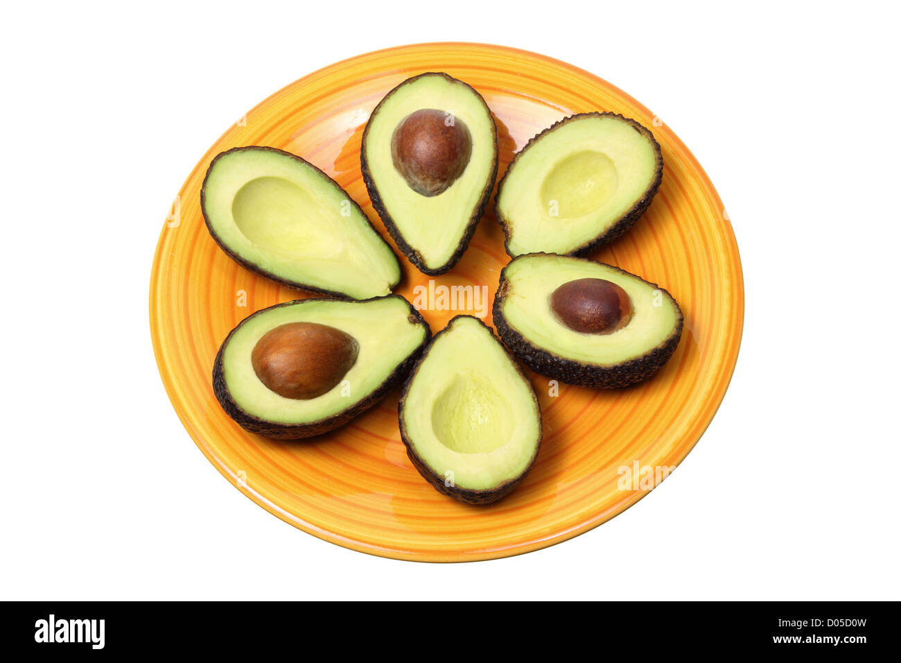 Half avocado plate hi-res stock photography and images - Alamy